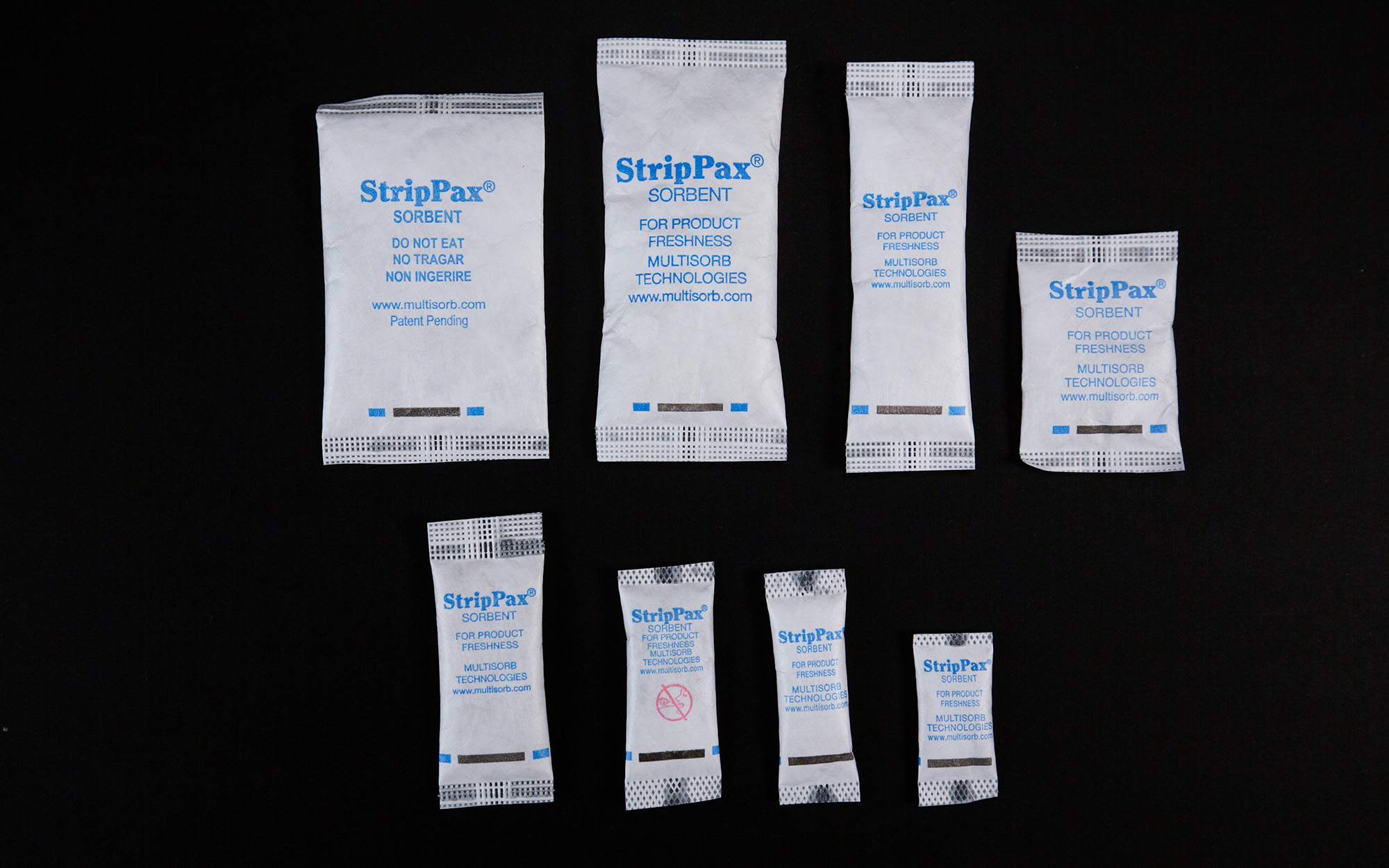 Easypax - Compact Cut Desiccant Packets - Multisorb